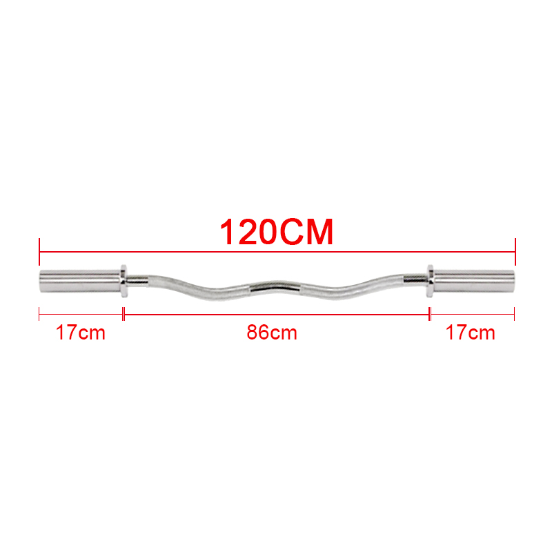1.2M/1.5M Fitness Barbell Bar Home Solid Straight ... – Vicedeal