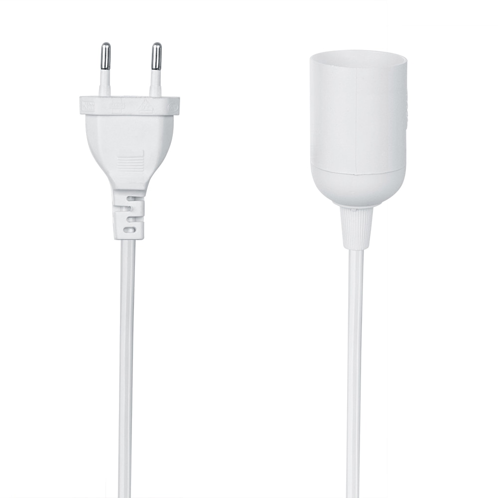 1.8m Power Cord Cable E27 Lamp Bases EU Plug with ... – Grandado