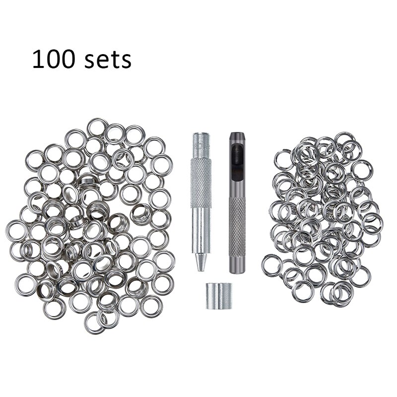 100 Sets Koperen Oogjes Met Wasmachine & Tool DIY ... – Grandado