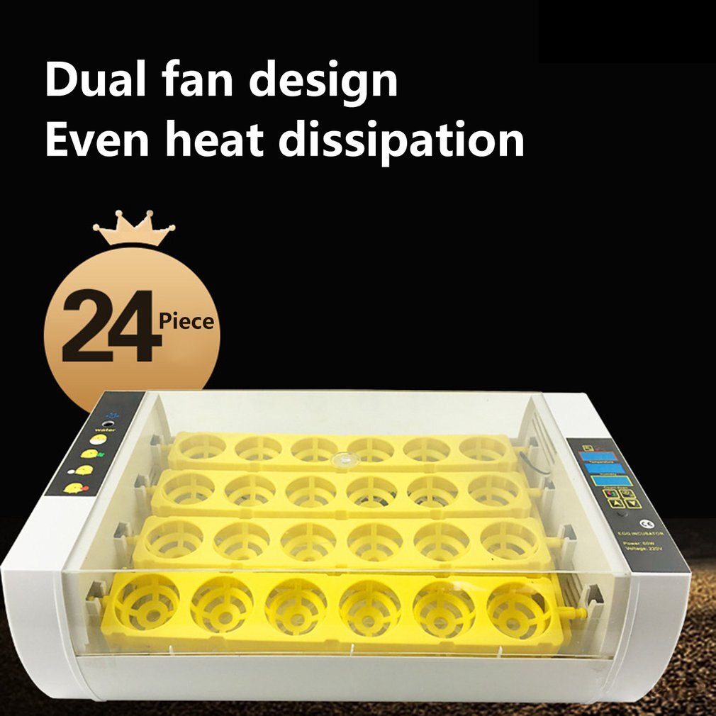 Home Incubator with LED Lighting 24 Egg Automatic ... – Grandado