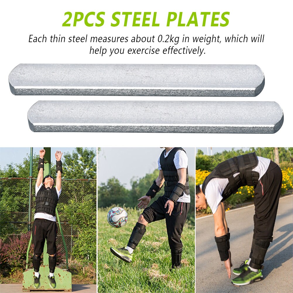 2pcs Leg Shin Guards Weight Steel Plate Vest Carri... – Grandado