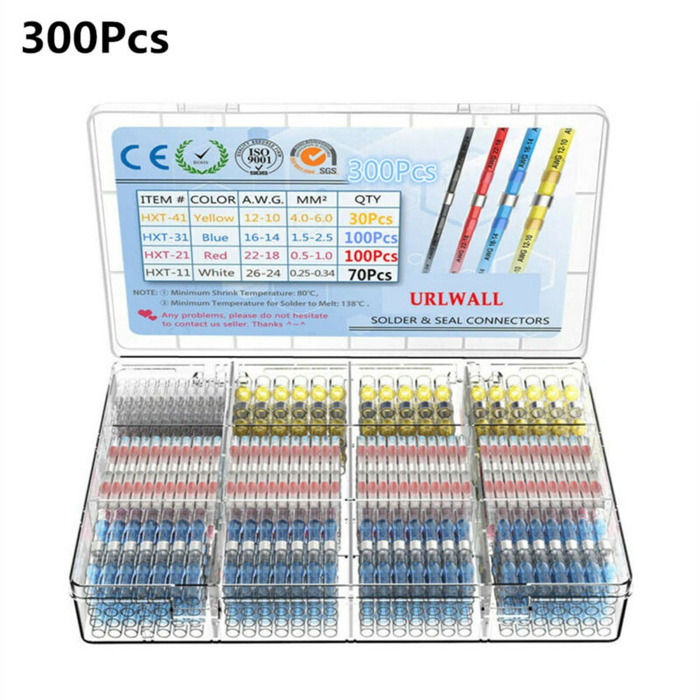 300pcs Solder Seal Soldering Sleeve Terminals Insu... – Grandado