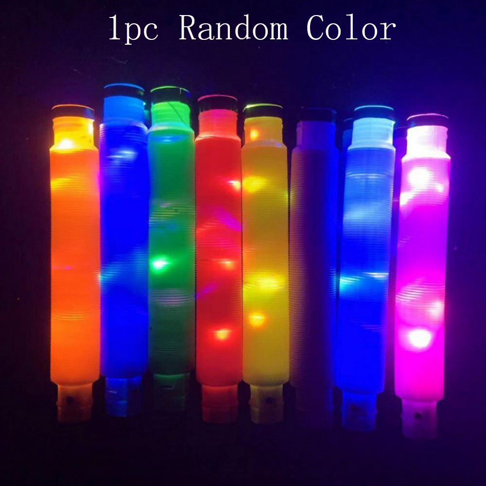 LED Light Up Pop Tubes Sensory Fidget Toys Easter ... – Grandado