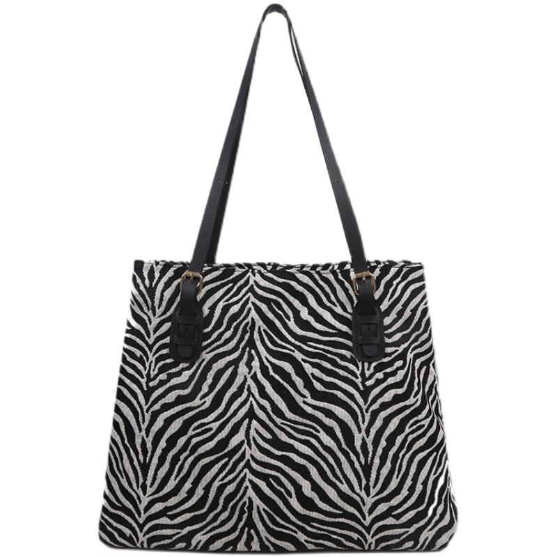 Big Capacity Retro Zebra Pattern Hand Bag Sac Femm... – Grandado