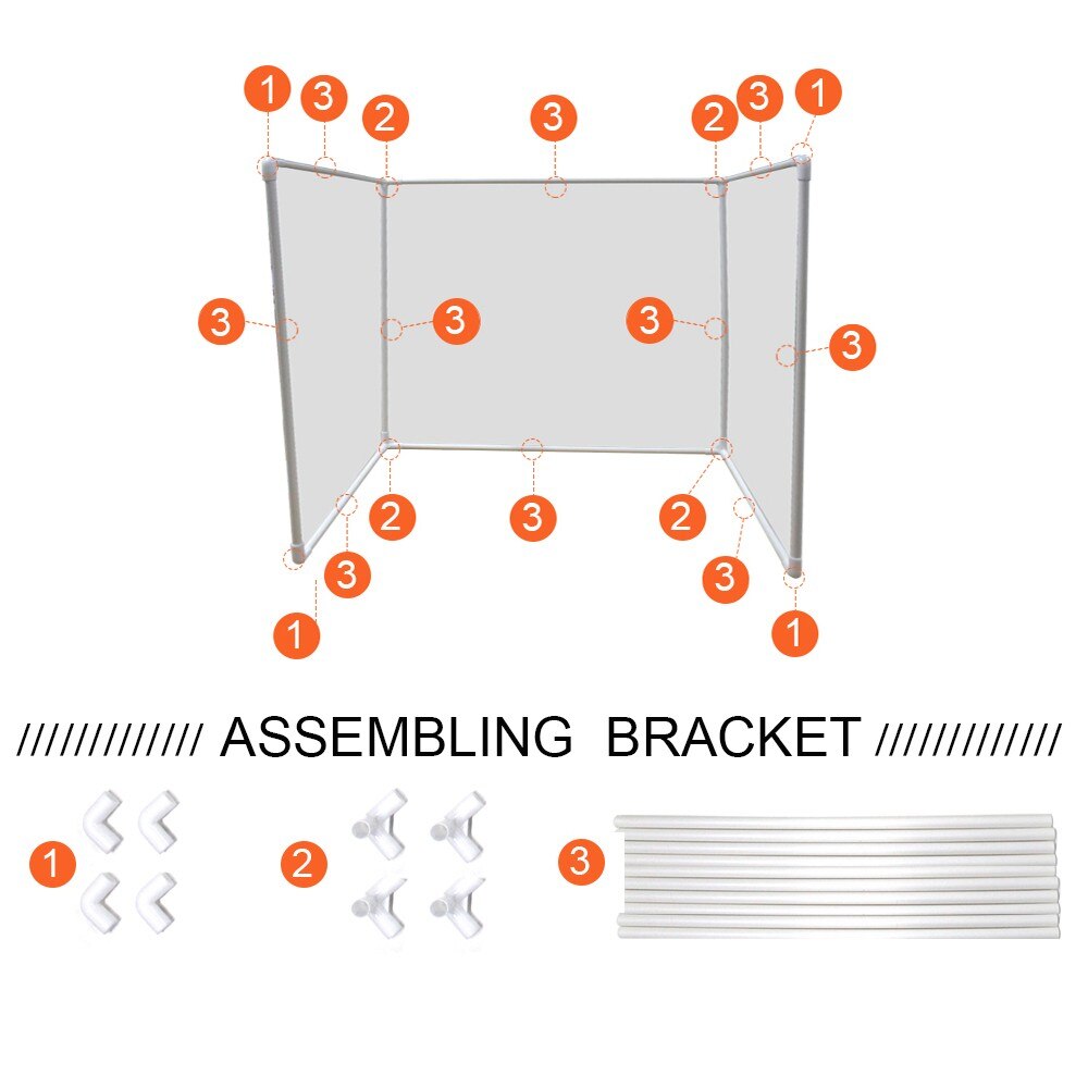 DIY Desk Partition Baffle Screen Anti-spray Transp... – Vicedeal