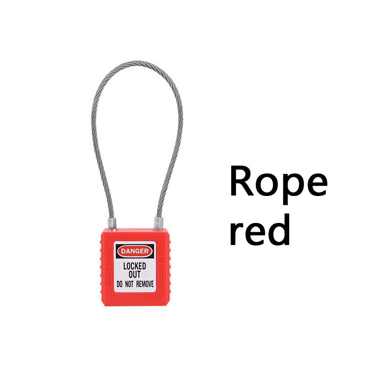 1pcs ABS lock security padlock plastic shackle saf... – Grandado