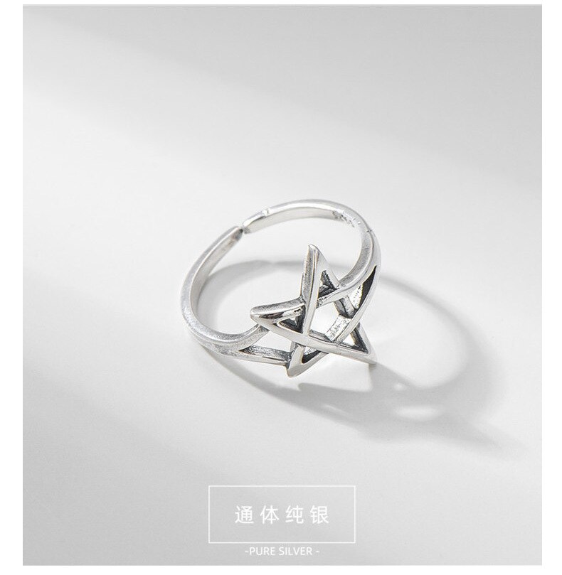 Korean Transparent Star David Rings for Women Love... – Vicedeal
