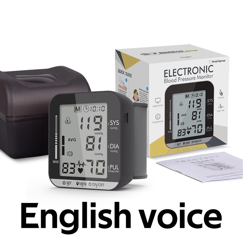 Digital Wrist Blood Pressure Monitor Automatic LCD... – Vicedeal