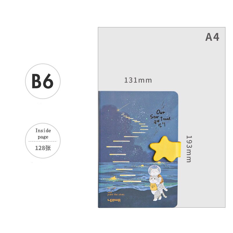 Hardcover Diary Books Color Inside Page Notebook W... – Grandado