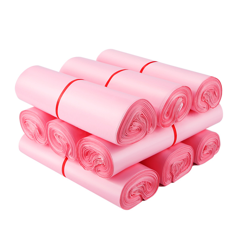 50Pcs Mail Bags Pink Translucent Courier Packing B... – Grandado