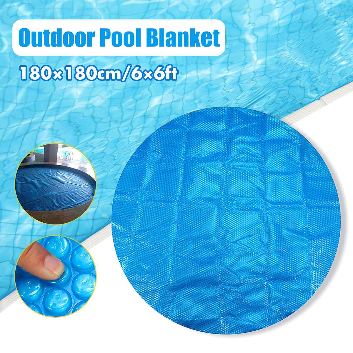 Zwembad Cover 1.8*1.8 m/2.1x2.1 m/2.4x2.4 m Vierka... – Grandado