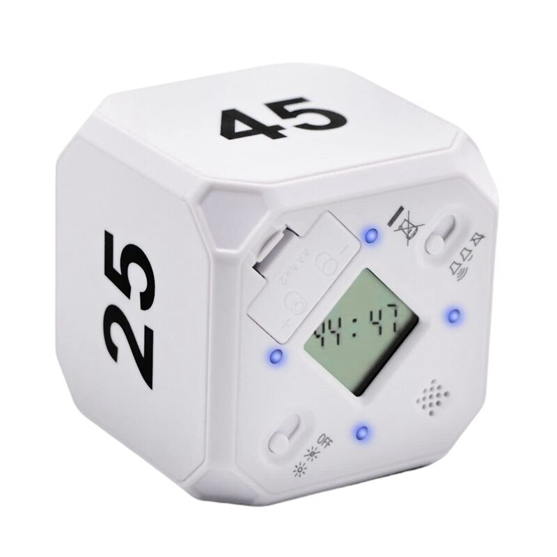 Cube Timer Kitchen Timer Gravity Sensor Flip Medit Vicedeal