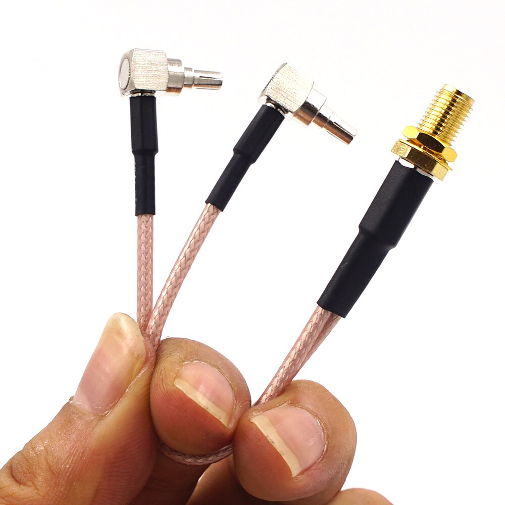 Y Type cable SMA Female to 2*CRC9 Right Angle Conn... – Grandado