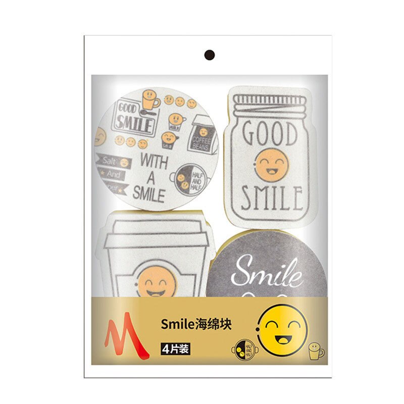 4Pcs Smiley Gezicht Dikke Sterke Decontaminatie Af... – Grandado