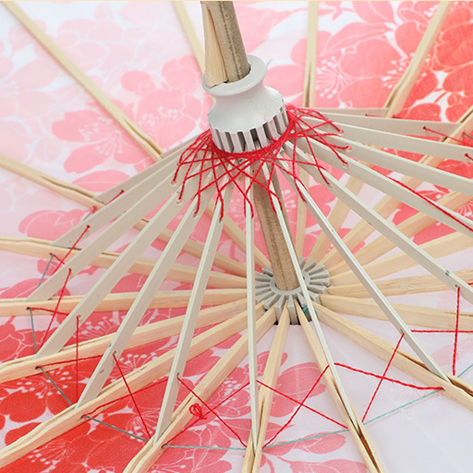 Kids Paraplu Bamboe Frame Doek Paraplu Bloem Patro... – Vicedeal