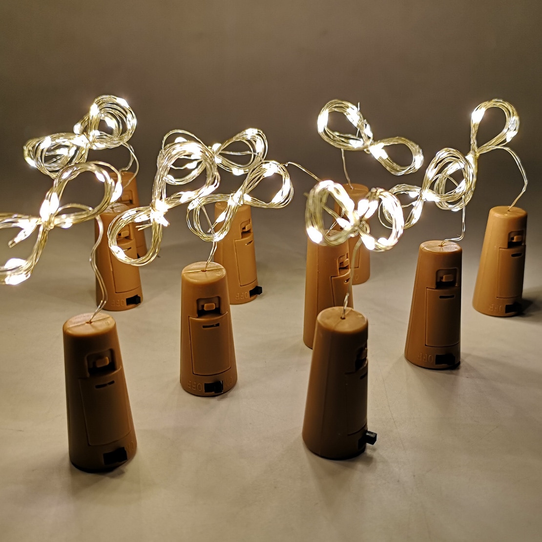 10pcs 10 Led Bottle Cork String Light Night Fairy ... – Grandado