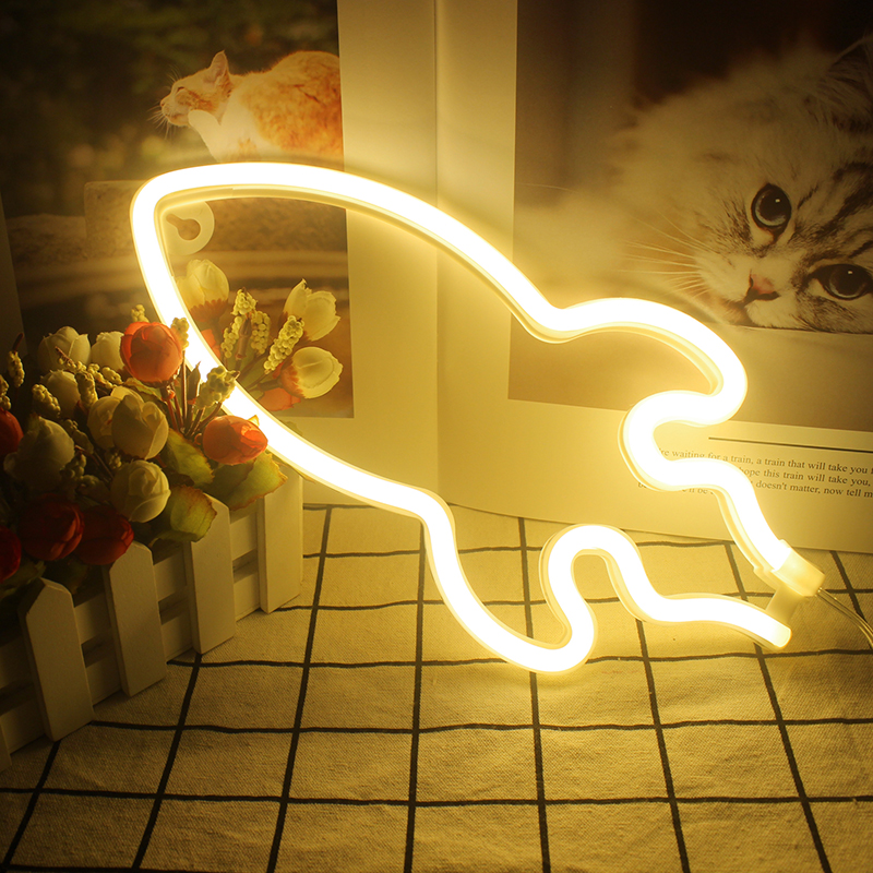 Ineonlife Rocket Vormige Led Warm Neon Sign Licht ... – Vicedeal