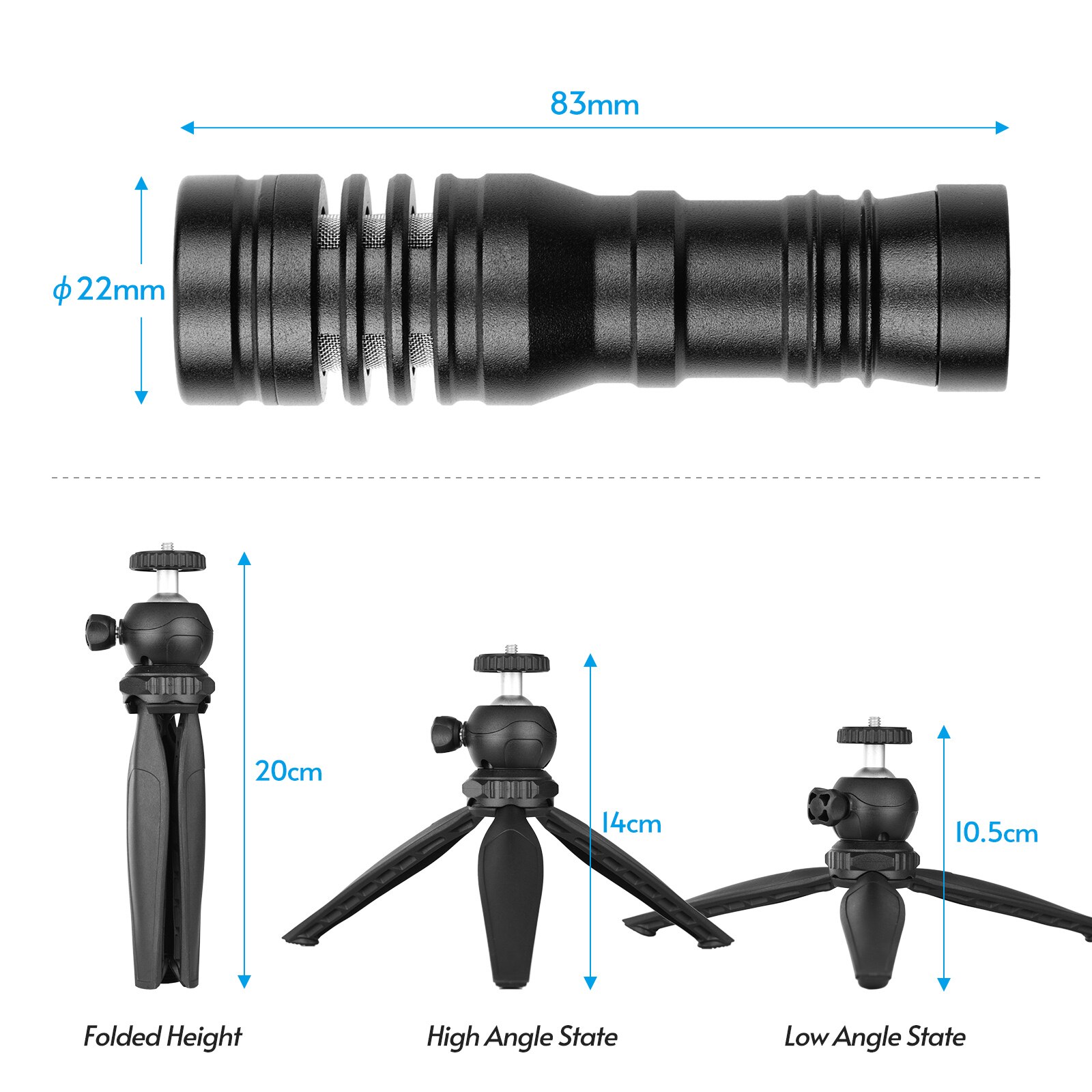 Mobile Phone Video Recording Kit Tabletop Tripod P... – Grandado