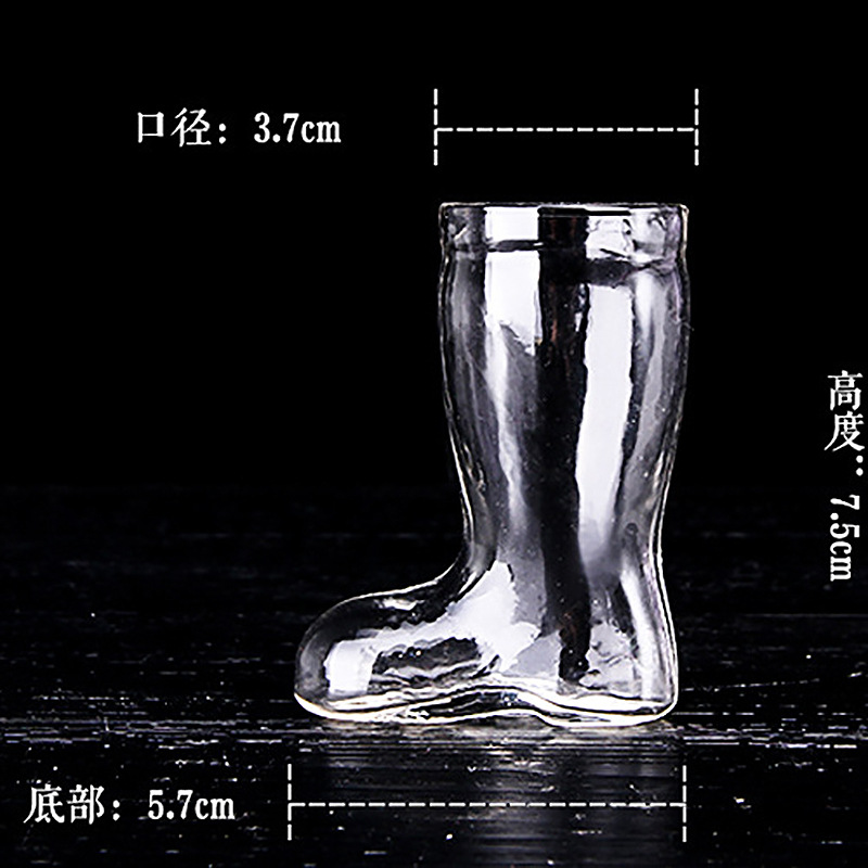 Beer glass transparent boots draft beer glass juic... – Grandado