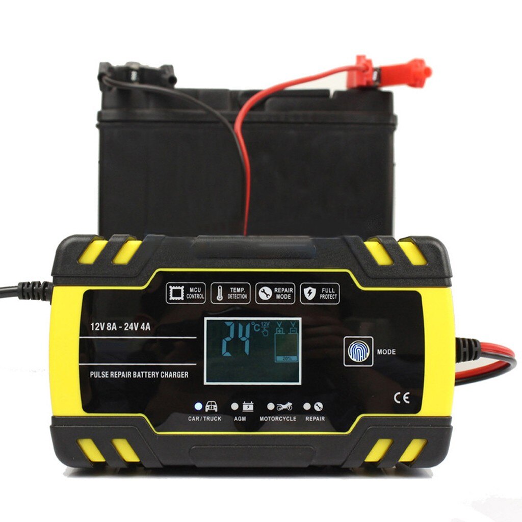Universele Auto Acculader 12V 8A 24V 4A Smart Snel... – Vicedeal
