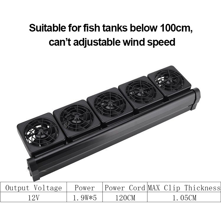 Aquarium Fan Mute Automatic Temperature Control Fa... – Grandado