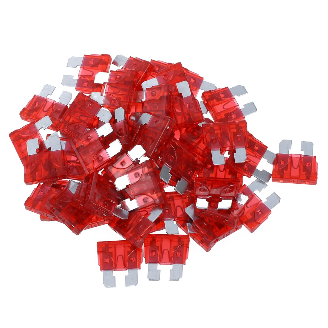 50x motorcycle car ATC ATO blade fuse red 10A – Grandado