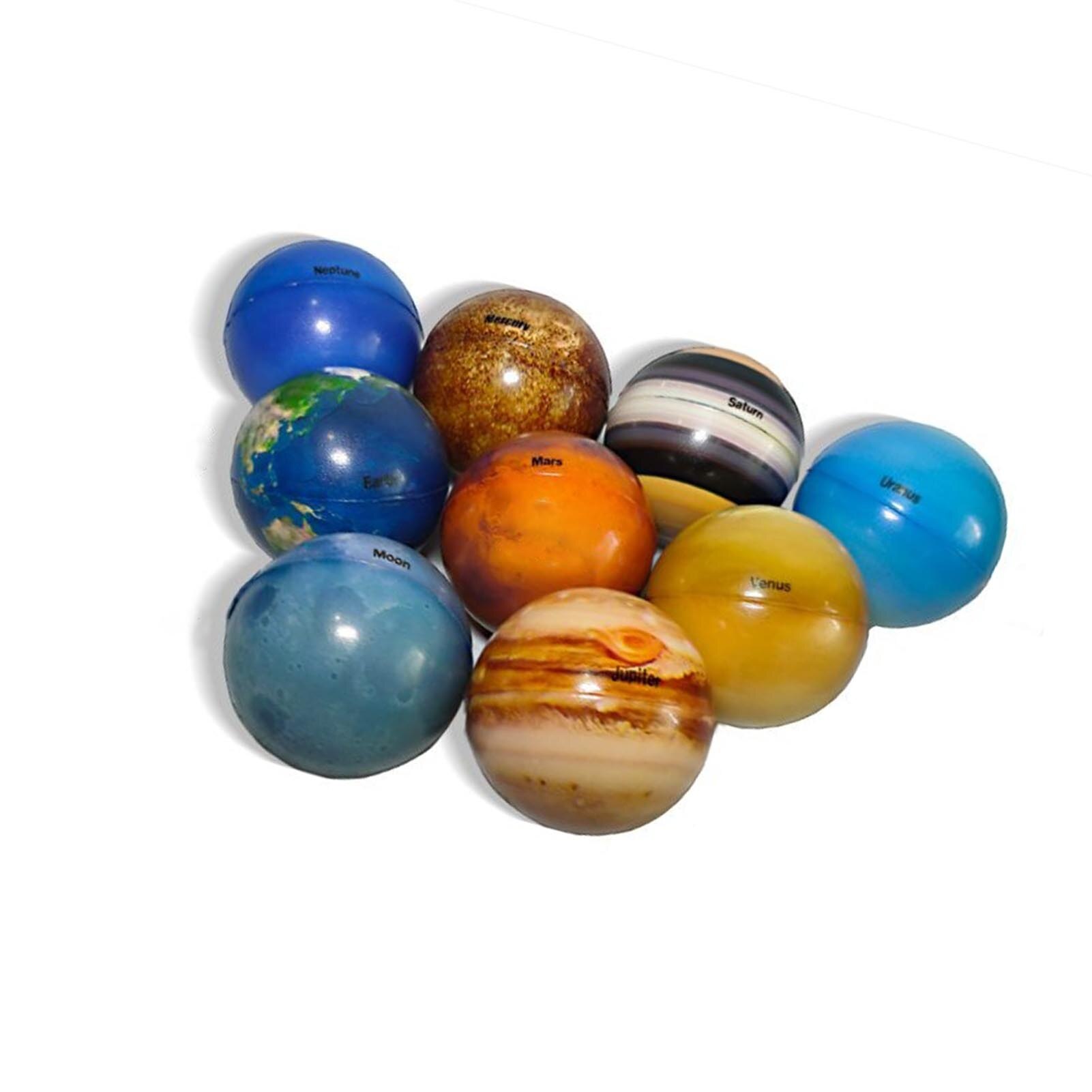 9Pcs Solar System Planet Elastic Bouncing Balls Ru... – Grandado