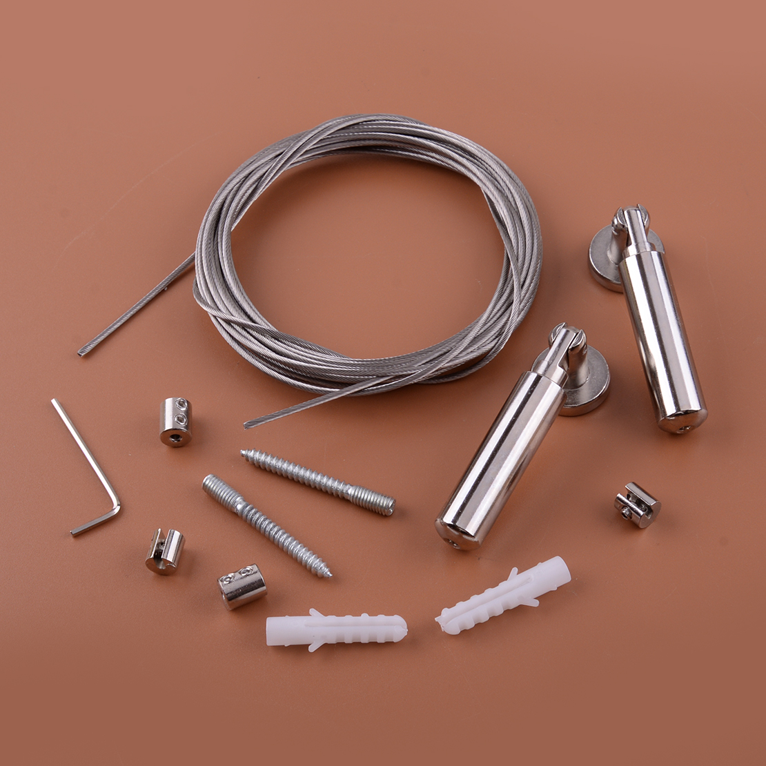 5M 197 "Zilver Rvs Drape Gordijn Foto Opknopi... – Vicedeal