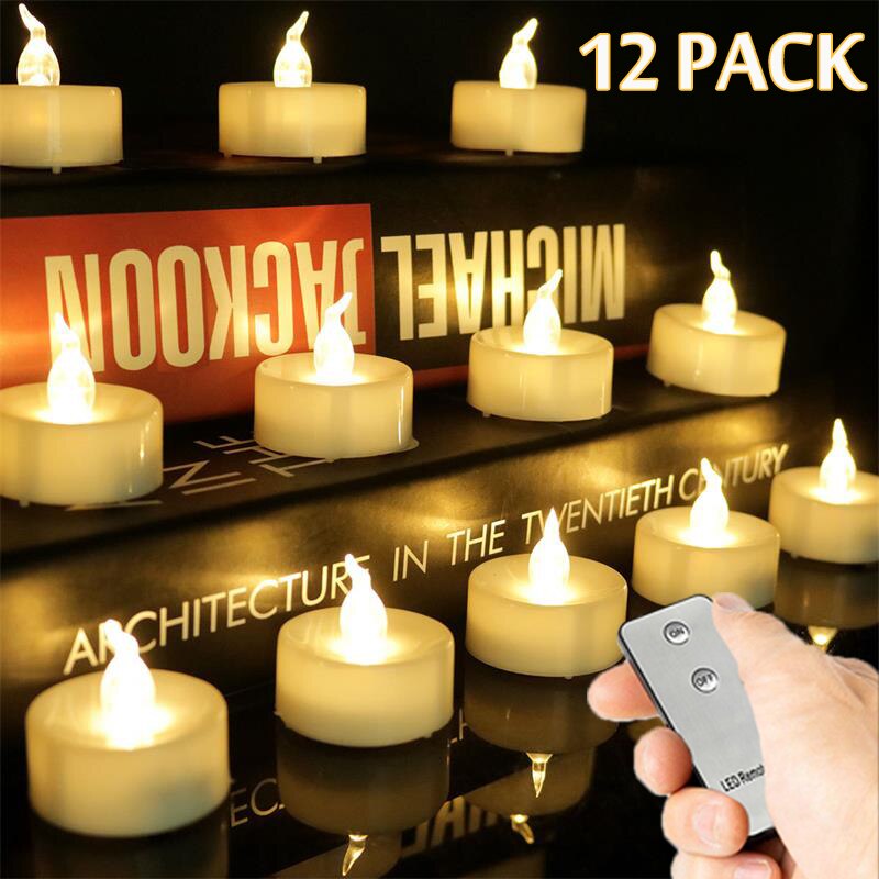 12/24Pcs LED Candles Lights with Remote Control Fl... – Vicedeal