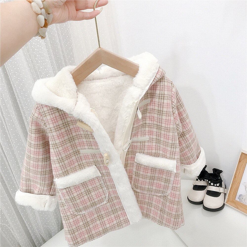 Winter kids girl's clothes outfits plus velvet... – Vicedeal