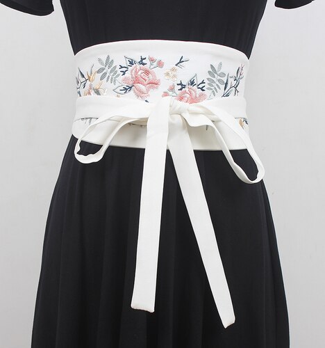 Original Women Japanese Dress Belt Kimono Embroide... – Vicedeal