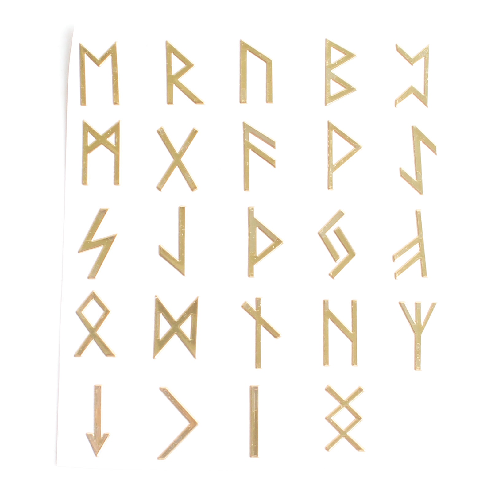 25pcs Magic Symbols Nickel Metal Runes Amulet Viki... – Vicedeal