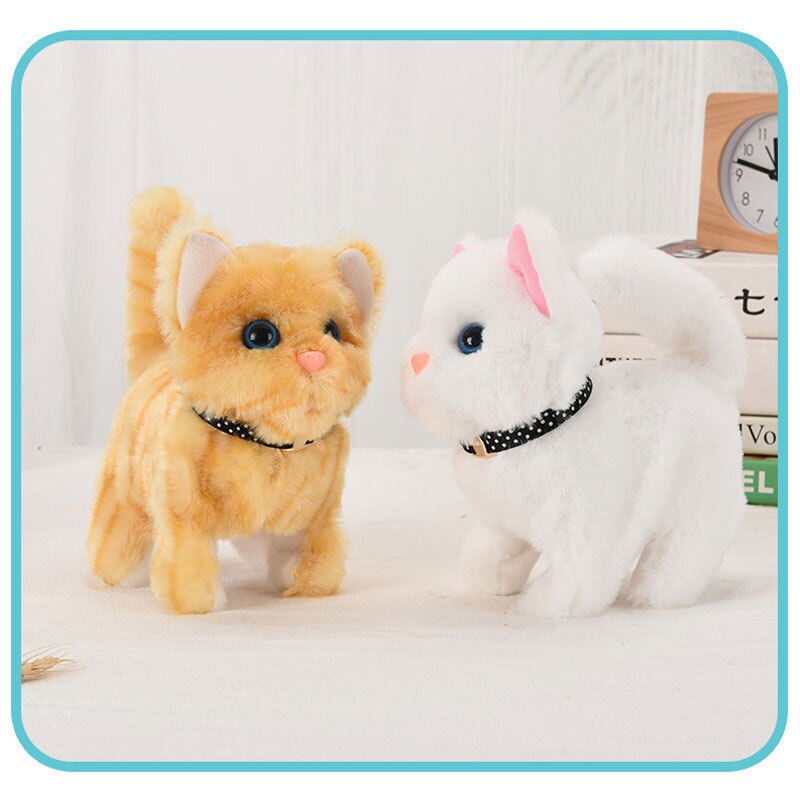 Plush Electronic Cat Toy Robot Kitty Pet Walking R... – Grandado