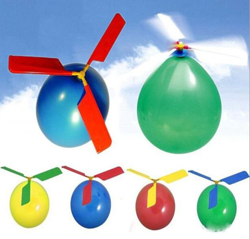 5Pcs Balloon Helicopter Flying Toy Funny Outdoor P... – Vicedeal