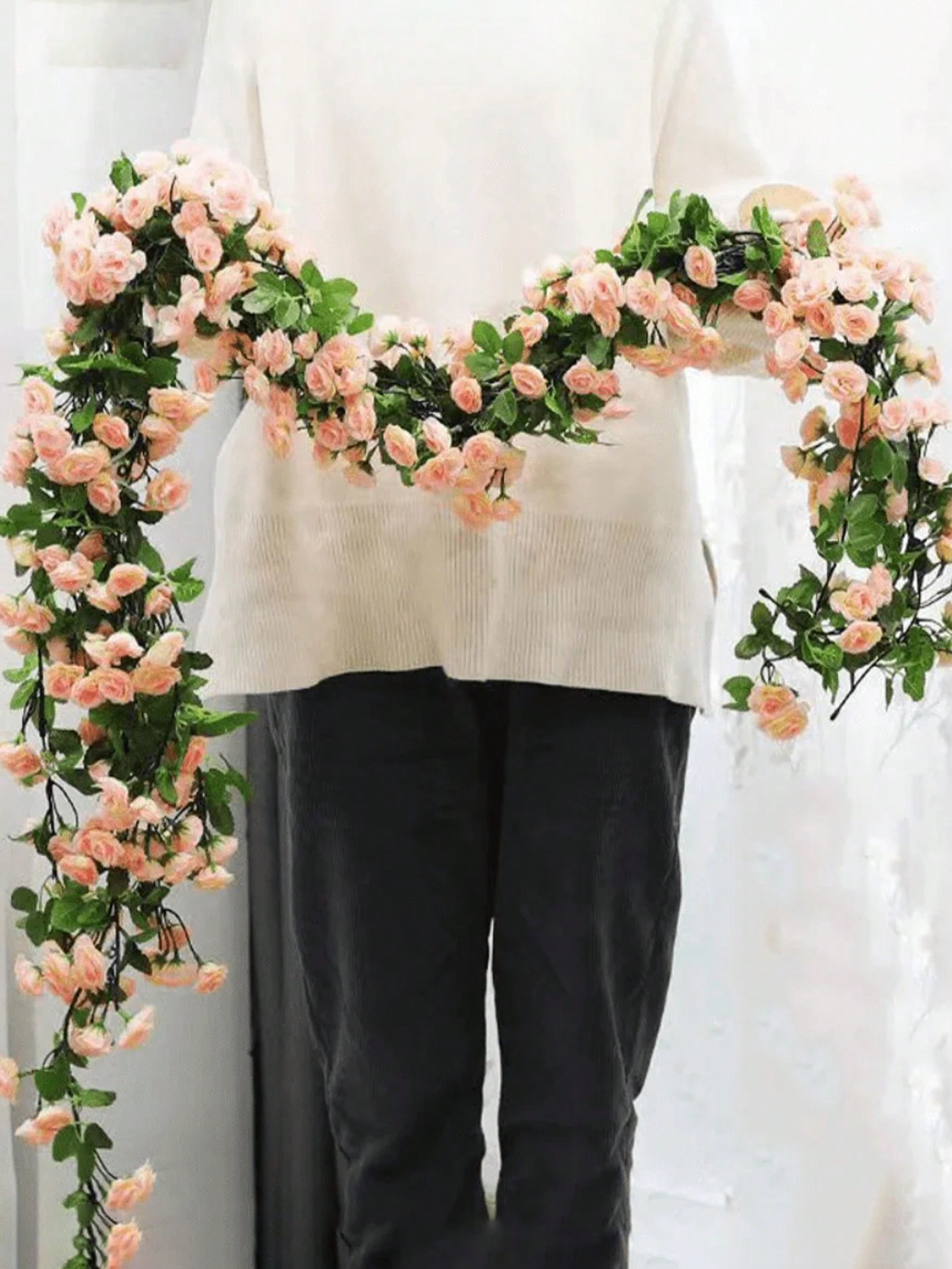 2pcs 69-Heads Artificial Rose Vine Flowers Garland... – Grandado