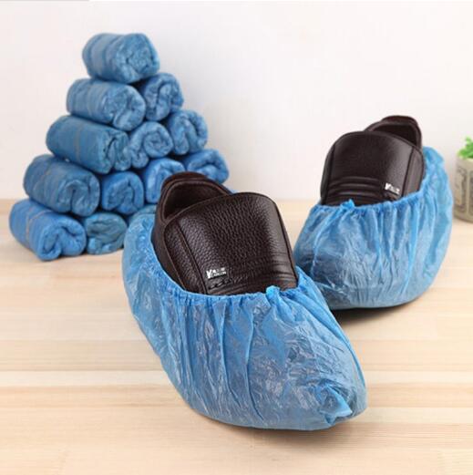 100Pcs Plastic Waterproof Disposable Shoe Covers R... – Vicedeal