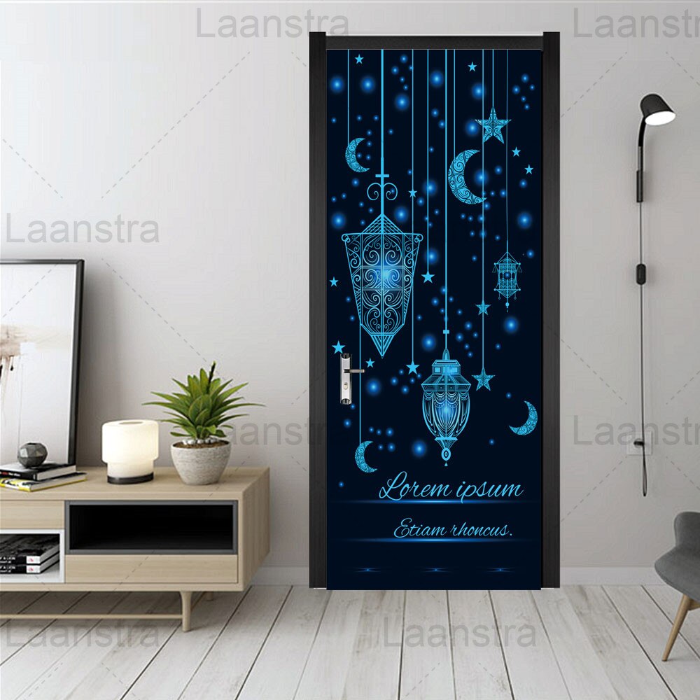 Fantasy Starlight Door Sticker Room Decoration Blu... – Vicedeal