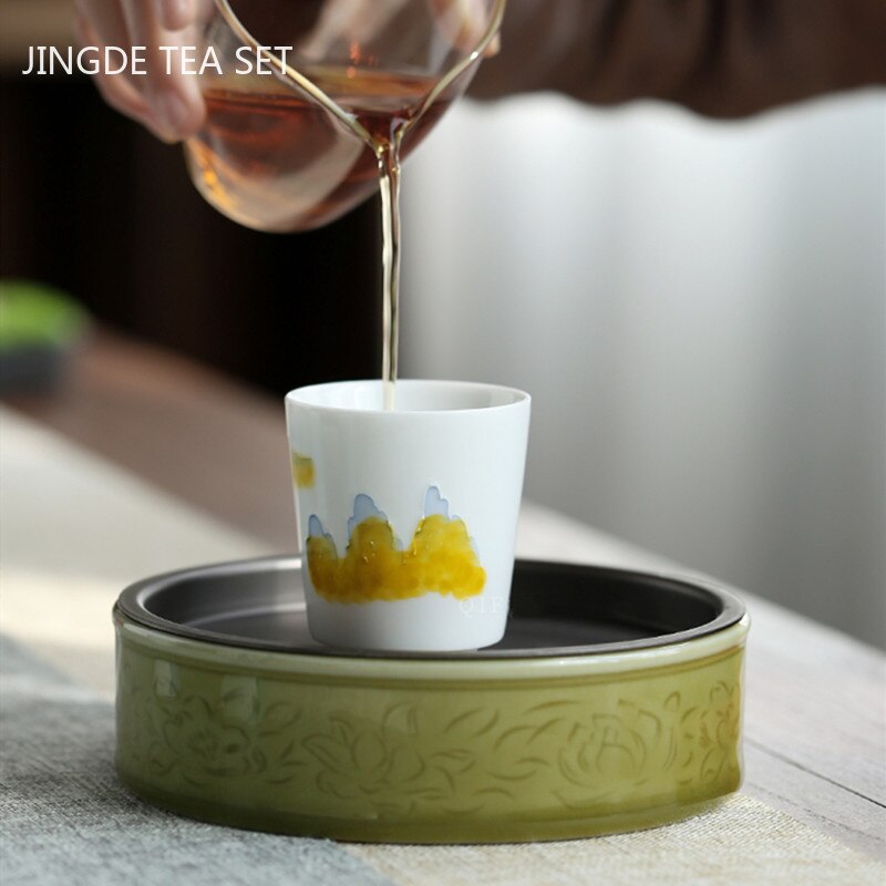 2pcs Hand-painted Master Teacup Household Ceramic ... – Grandado