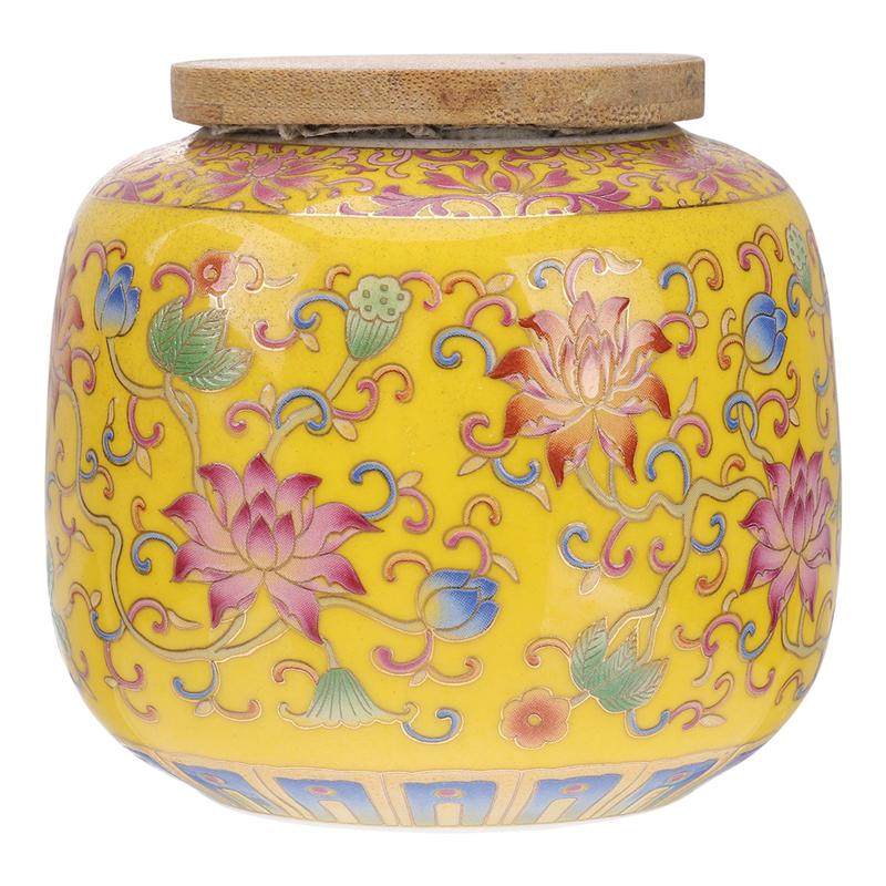 230ml Chinese Style Ceramic Tea Canister Sealing T... – Vicedeal