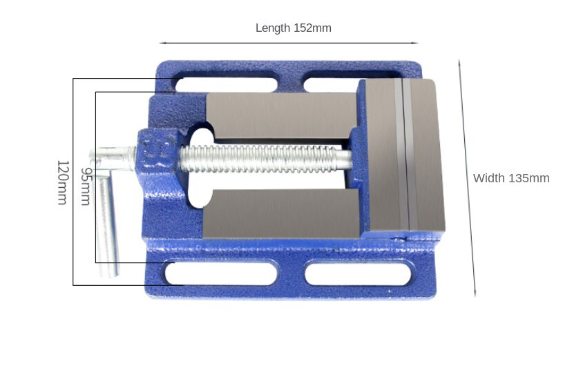 3 Inch Opening Size Drill Press Vise Milling Drill... – Grandado