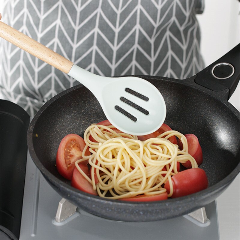 Green Silicone Cooking Tools Heat Resistant Kitche... – Grandado