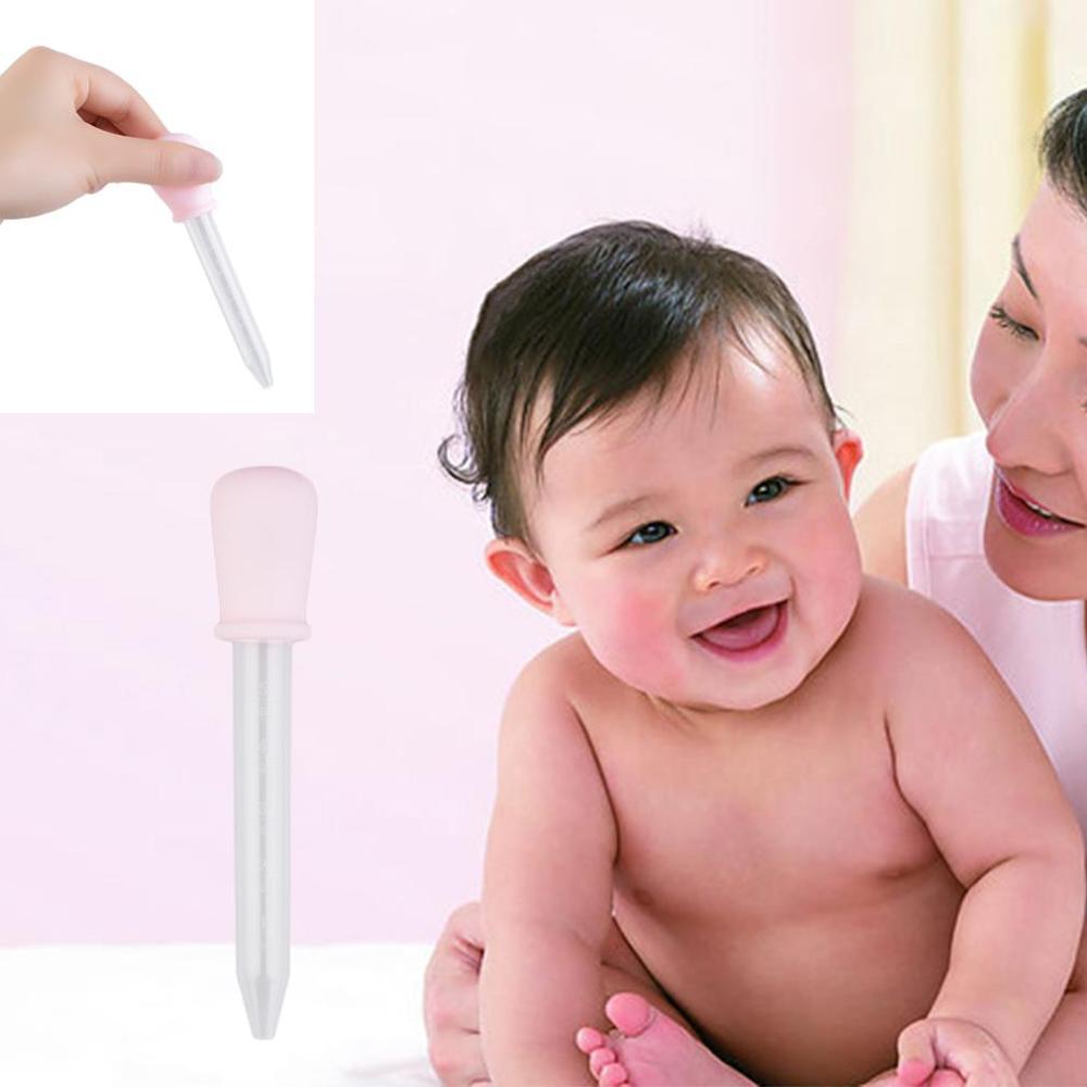 5ML Clear Silicone Plastic Baby Medicine Dropper S... – Grandado