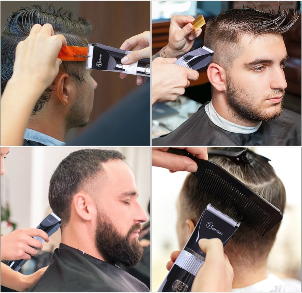 13 piece hair trimmer kit wet dry hair clipper bea... – Grandado