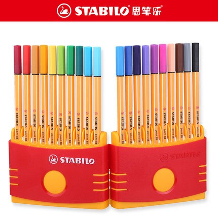 10 teile/satz Stabilo Marker Pen-Set 25 Farben Hak... – Vicedeal