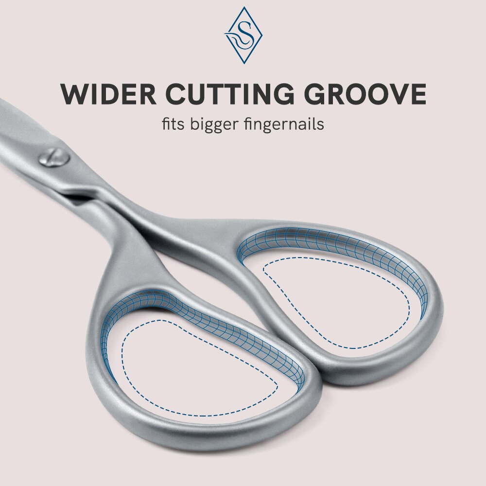 Miss Sally Nail Scissors Curved Blade Stainless St... – Grandado