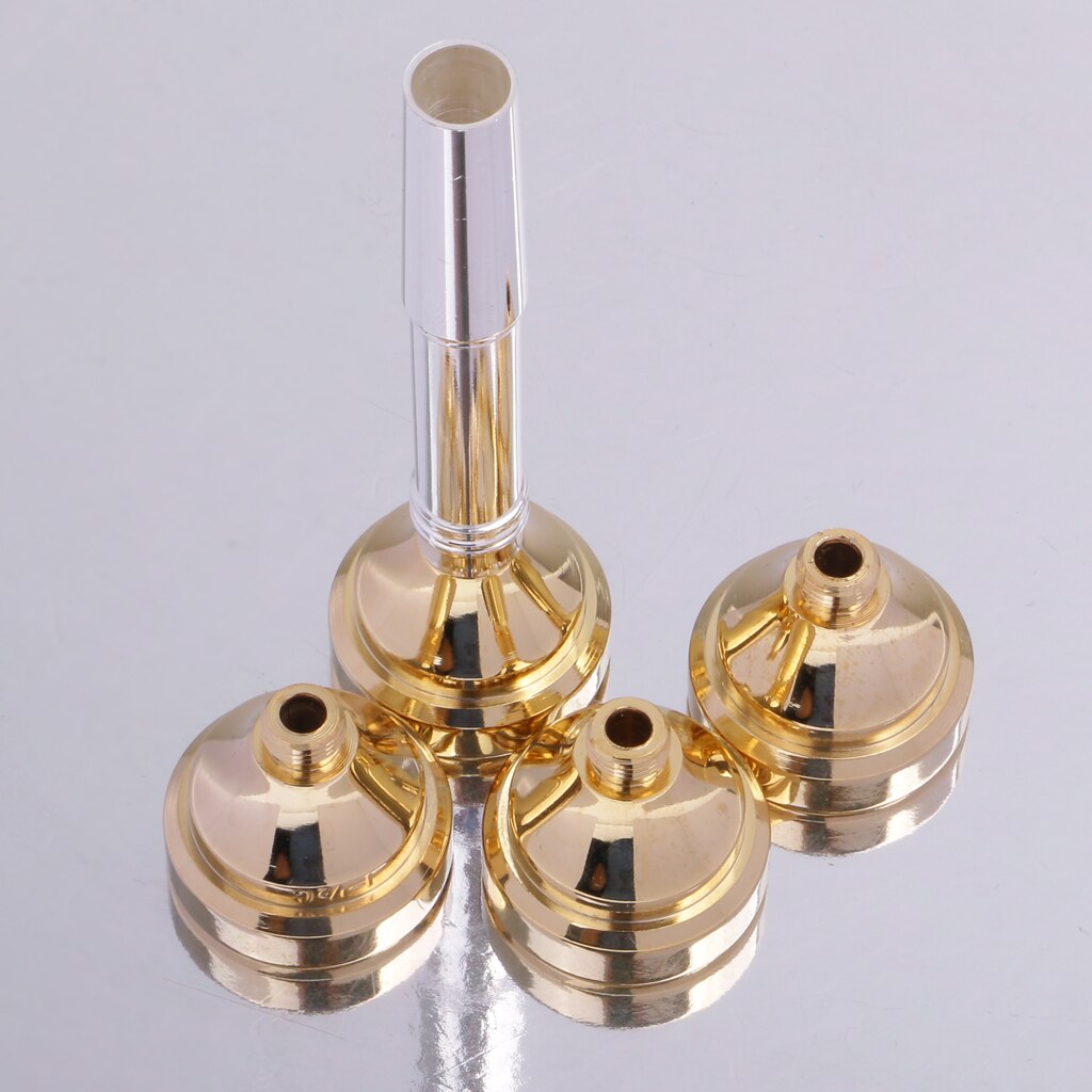 3C 5C 7C 1 1 / 2C Trumpet Mouthpiece Gold-plated S... – Grandado