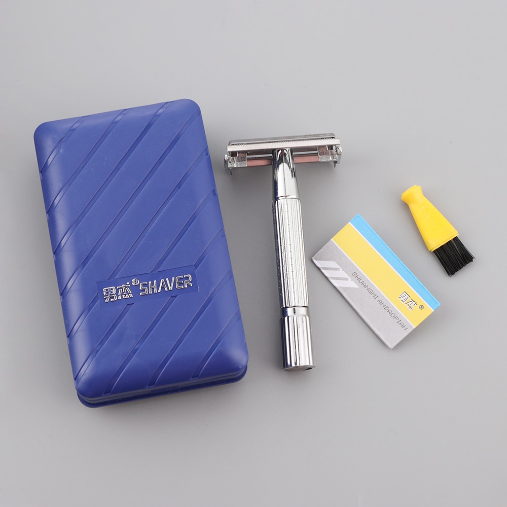 1 Pc Men Traditional Stainless Steel Double Edge H... – Grandado