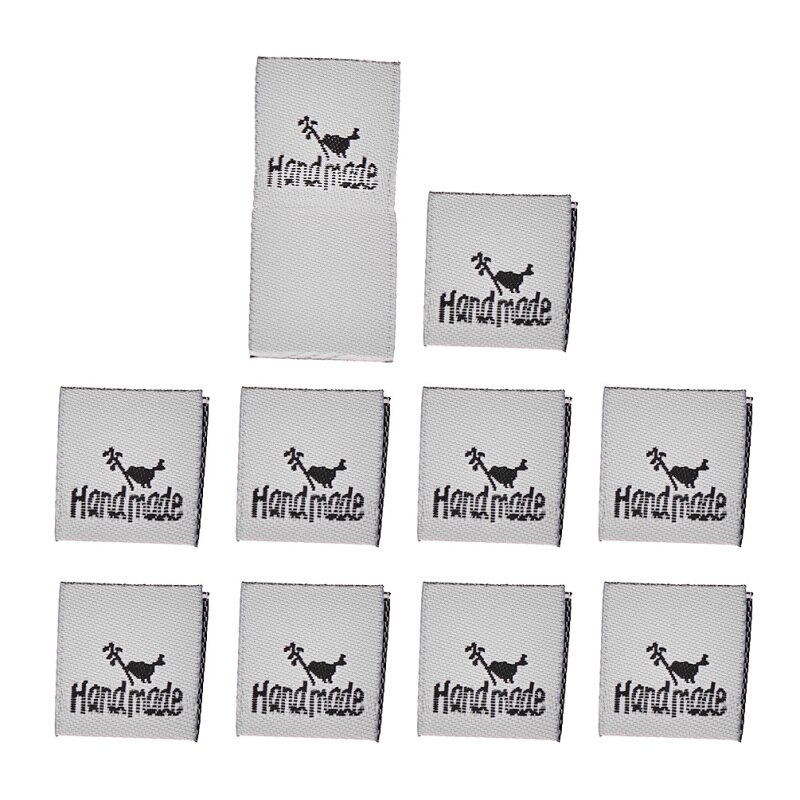 50PCS/pack Handmade Letter Washable Cloth Labels D... – Grandado