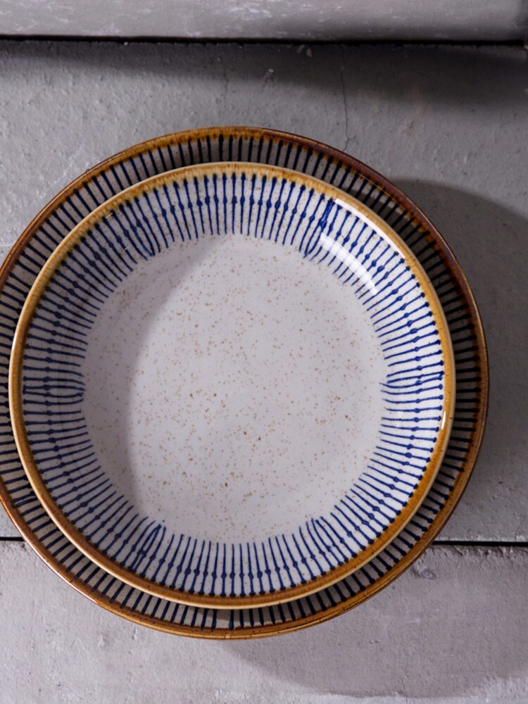 China underglaze color ceramic plate 8-inch round ... – Vicedeal