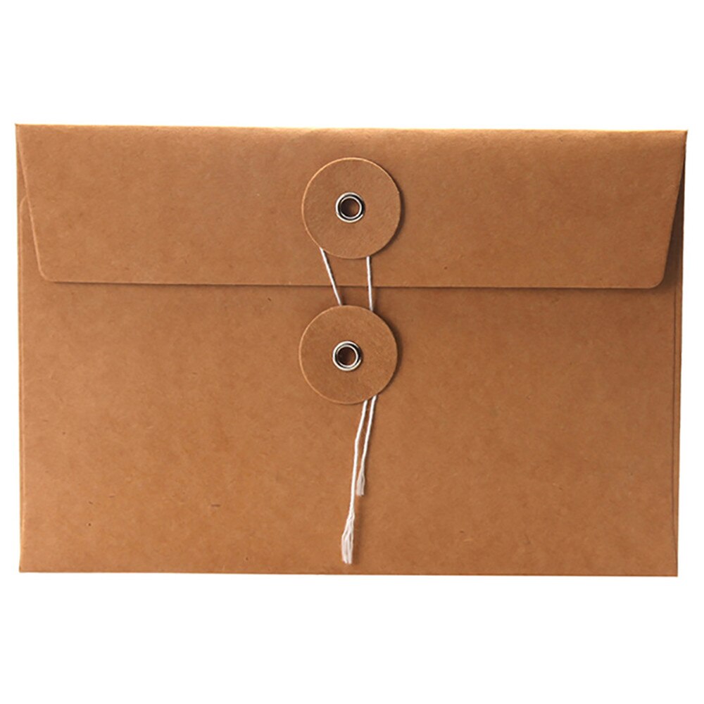 5pcs Vintage Kraft Paper Envelopes Documents Wages... – Grandado